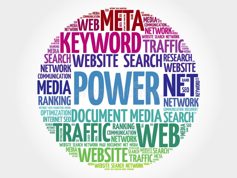 POWER word cloud stock illustration. Illustration of creative - 205331886