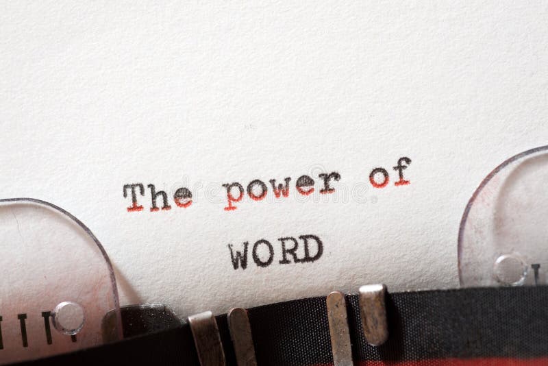 The power of word stock image. Image of ideas, leadership - 208025271