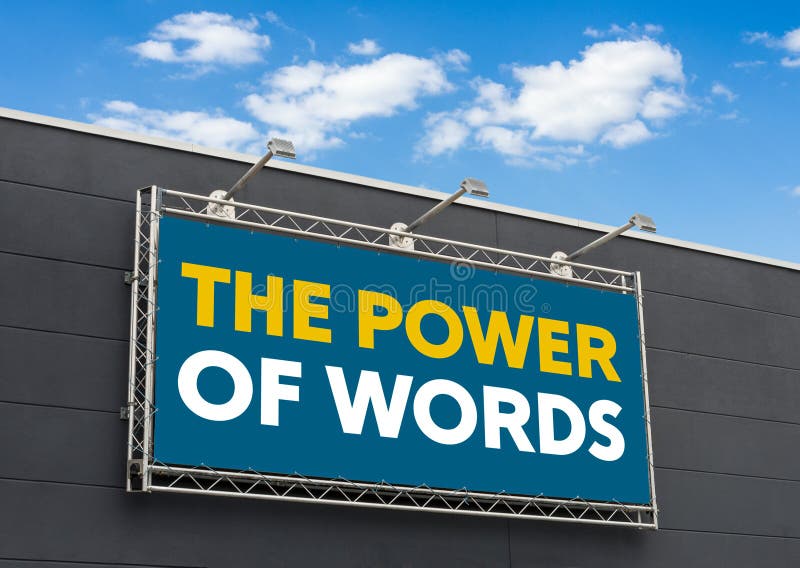 The power of words stock image. Image of business, leadership - 281536679