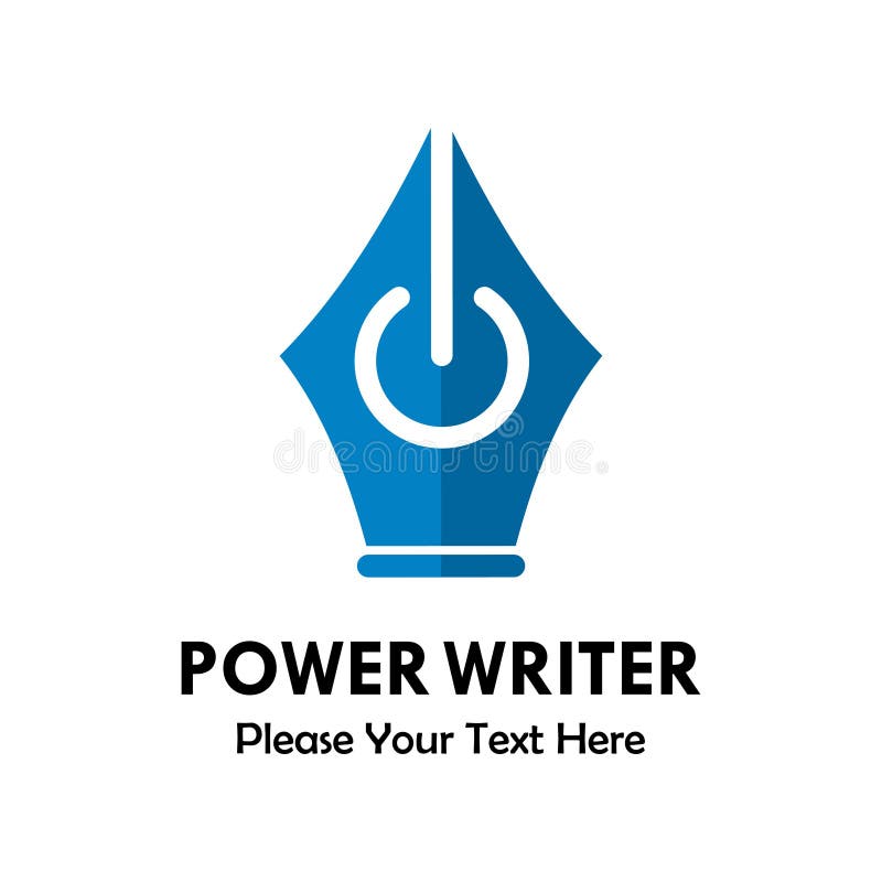 Power writer logo stock vector. Illustration of banner - 263990971