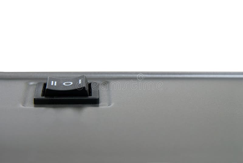 Powerbutton stock image. Image of powerbutton, brass, powered - 58897