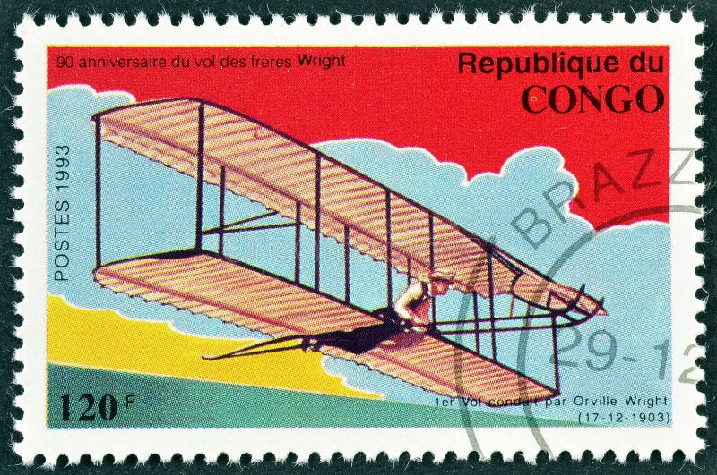 Powered Flight, 90th Anniversary Editorial Image - Image of circa ...