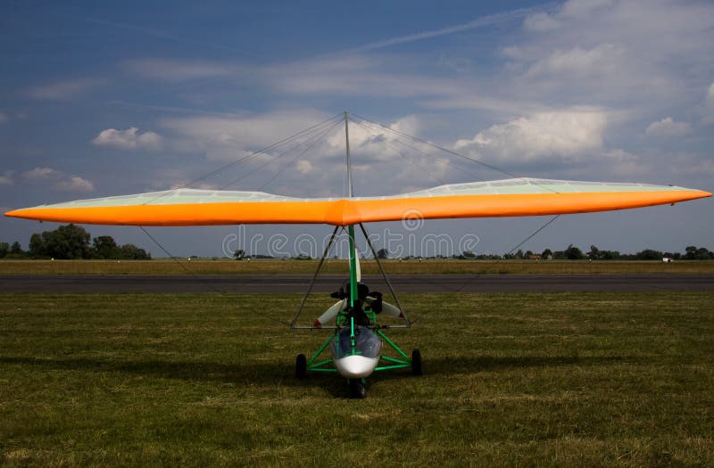 Powered glider stock image. Image of airplane, luxury - 22636369