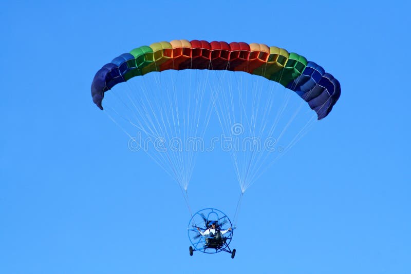 Powered Paraglider stock photo. Image of homebuilt, leisure - 6887486