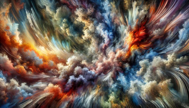 Powerful Abstract Digital Artwork Conveying Deep Human Emotions through ...