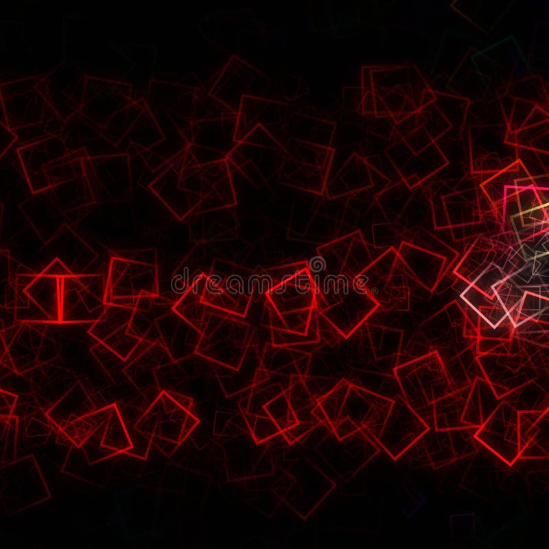 Powerful Abstract Square Design Stock Illustration - Illustration of ...