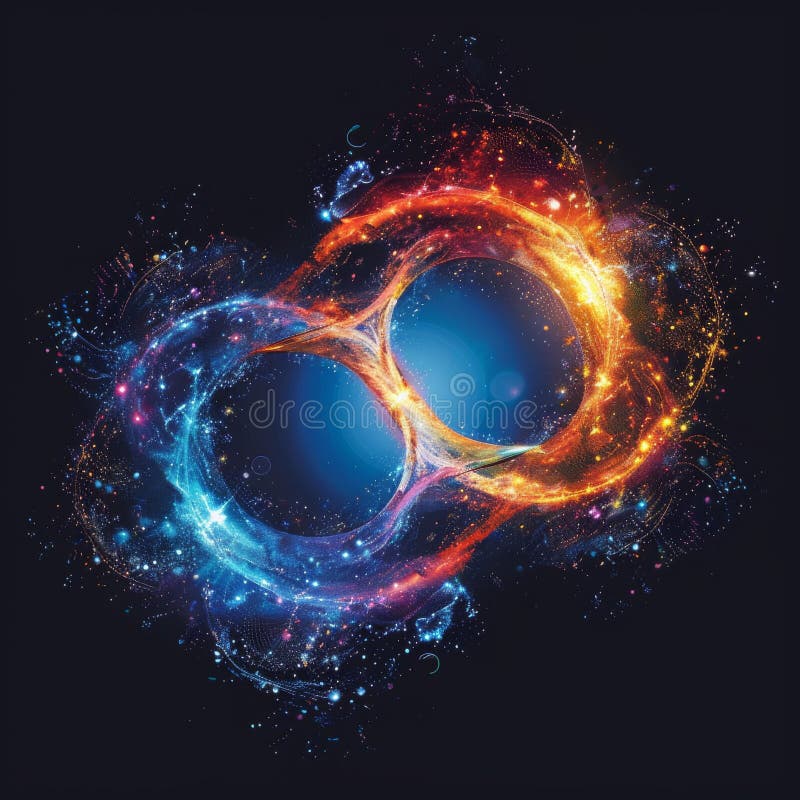 A Powerful Abstract Symbol of Unity Formed by the Merging of Individual ...