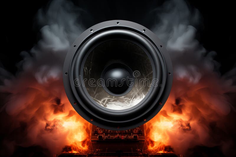 Exploding Speaker Stock Illustrations – 327 Exploding Speaker Stock ...