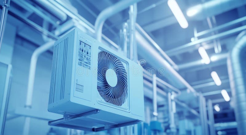 A Powerful Air Circulation System in a Sterile Lab, Demonstrating ...