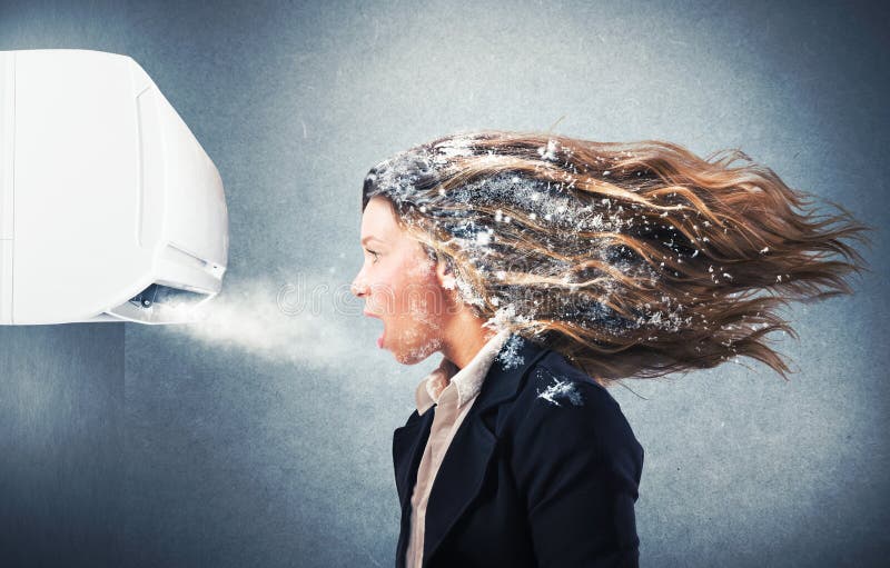 Powerful air conditioner stock photo. Image of freshness - 57577896