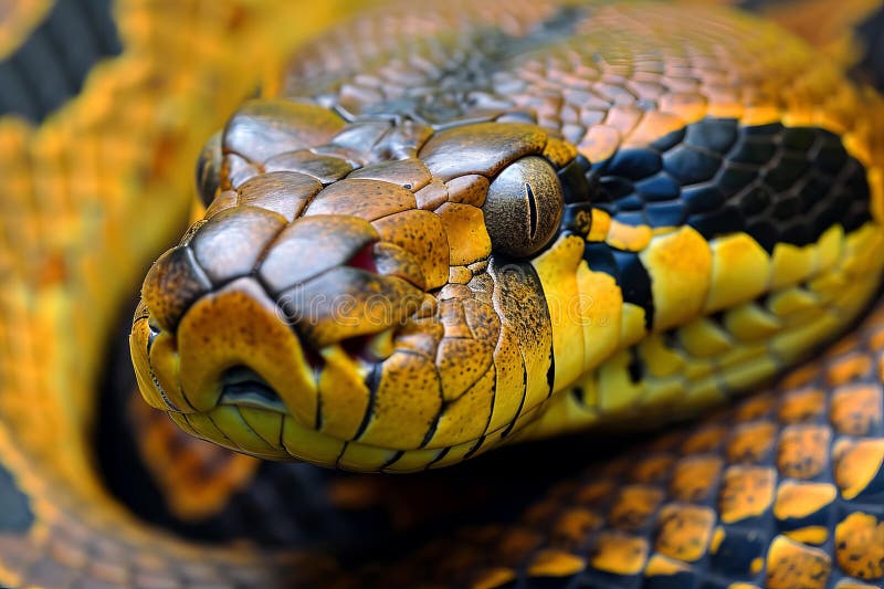 Powerful Anaconda Snake. Generate Ai Stock Image - Image of animal ...