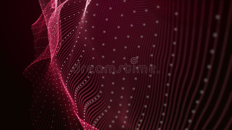 Powerful Animation with Particle Wave Object in Slow Motion, 4096x2304 ...