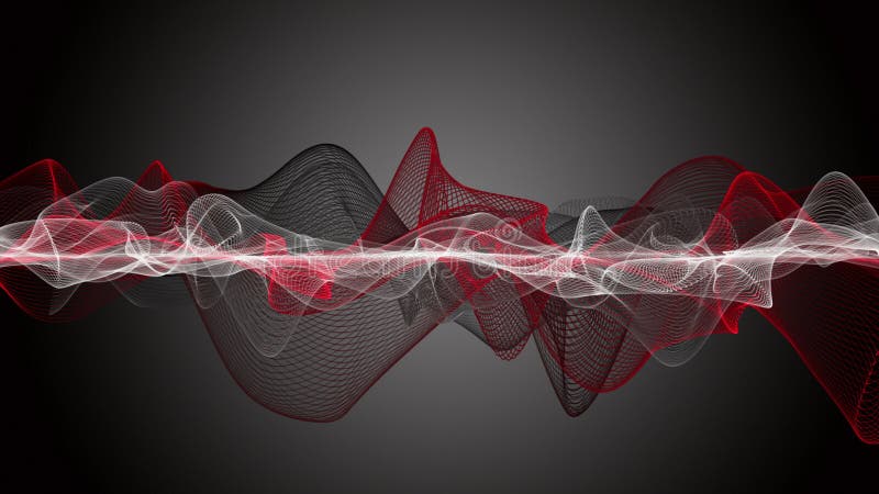 Powerful Animation with Wave Object in Slow Motion, 4096x2304 Loop 4K ...