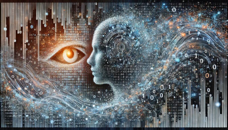 A Powerful Artwork Titled Data Privacy in the Digital World. a Human ...