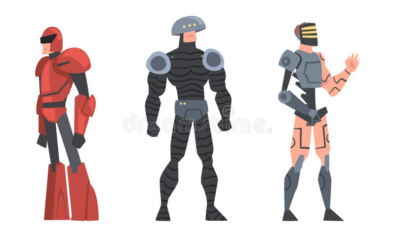 Battle of robots. stock vector. Illustration of entertainment - 251624181