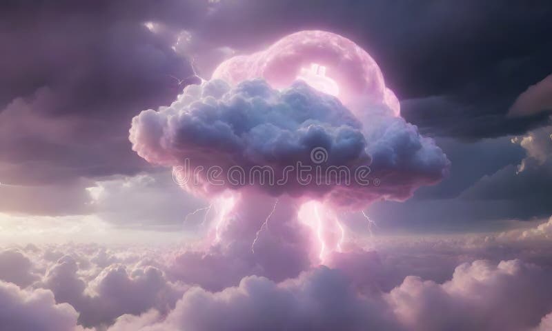 Majestic Thunderclouds and Lightning Stock Photo - Image of environment ...