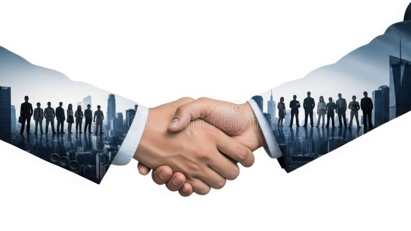 Powerful Business Handshake Stock Illustrations – 1,001 Powerful ...