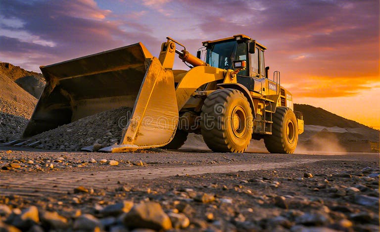 3,038 Heavy Excavation Equipment Sunset Stock Photos - Free & Royalty ...