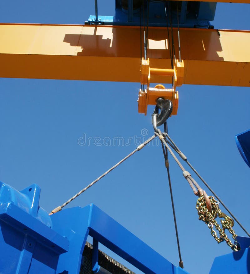 Crane hook stock photo. Image of aluminum, dirt, industry - 26916578