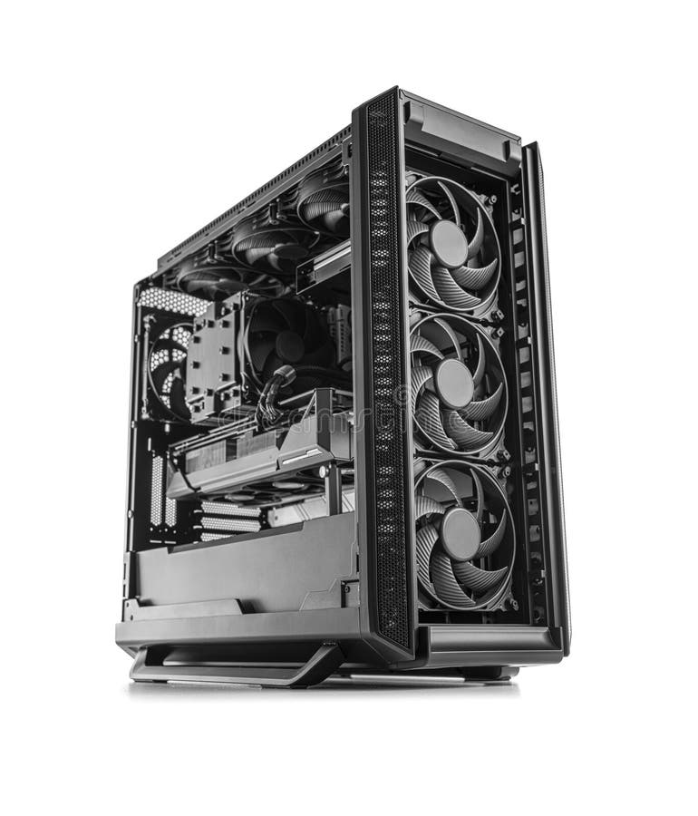 A Powerful Custom-built Gaming PC Featuring a High-airflow Case Design ...