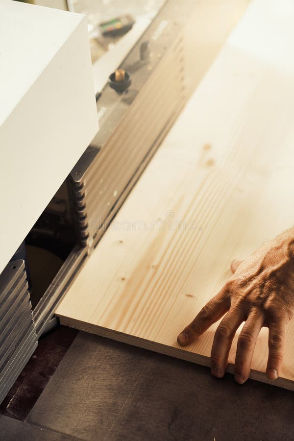 Powerful Cutting Machines, Skillful Work Stock Image - Image of ...