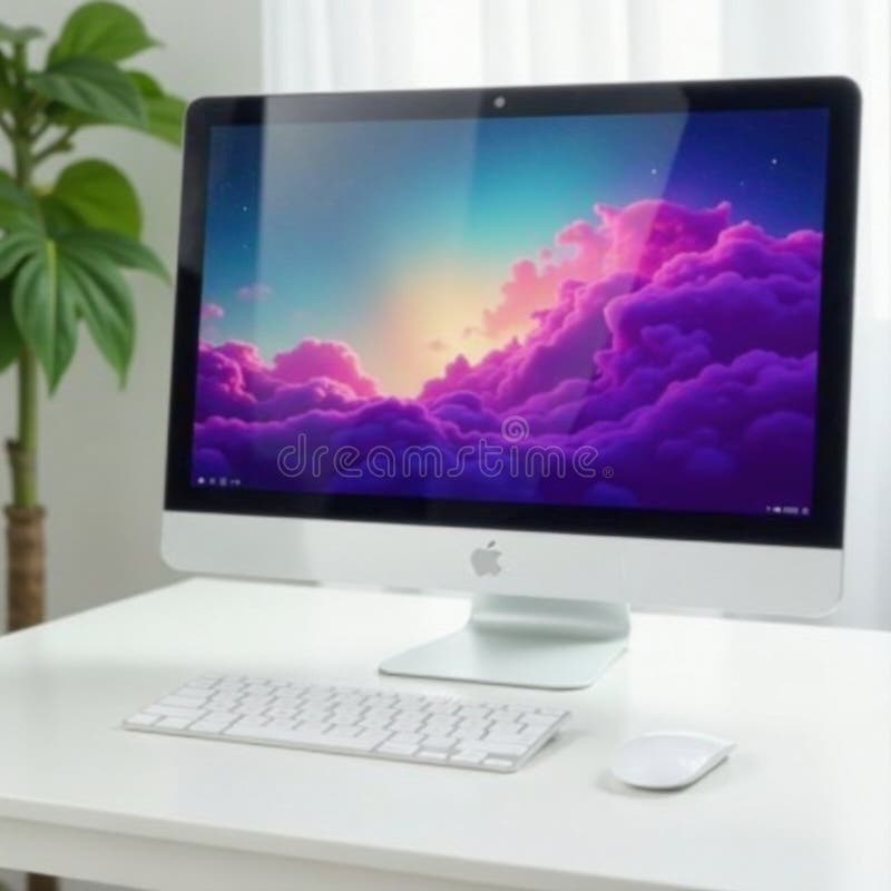 Powerful Desktop Computer, Bright White Setting, Innovation, Cpu ...