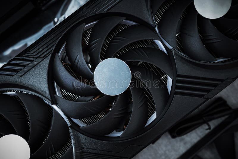 Computer CPU Cooling Radiator Motherboard Close-up Stock Image - Image ...