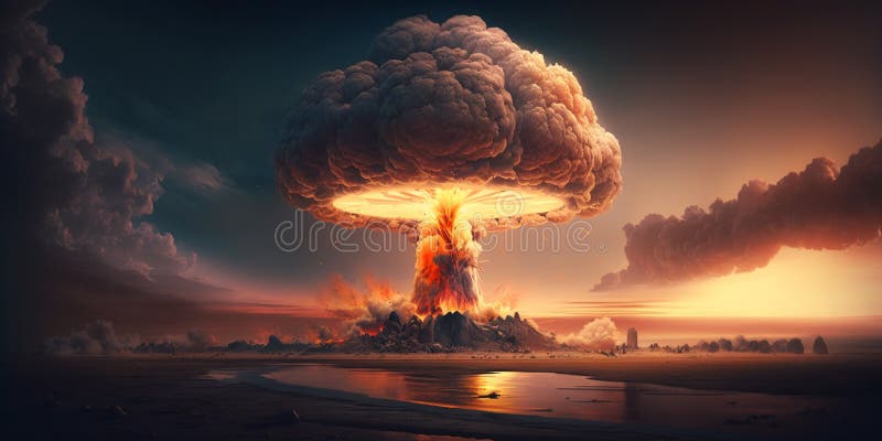Apocalyptic Scene: Devastating Nuclear Explosion and Its Effects on the ...