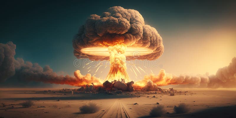 Apocalyptic Scene: Devastating Nuclear Explosion and Its Effects on the ...