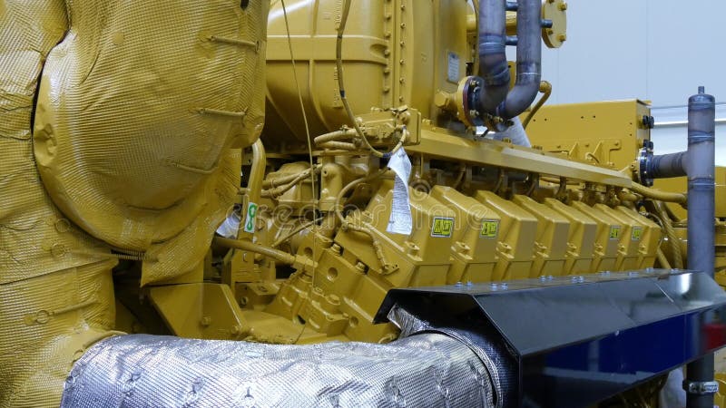 Powerful Diesel Engine Ready for Installation As a Power Generator ...