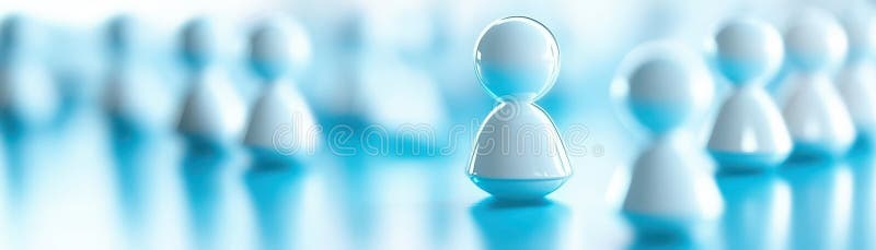 Powerful Display of Unity, People in Blue Symbolizing Teamwork ...