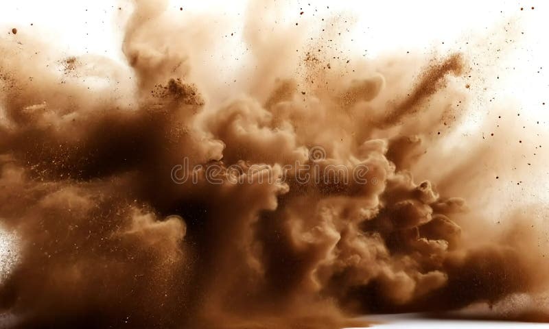 Powerful Dust Explosion stock video. Video of violent - 381462209