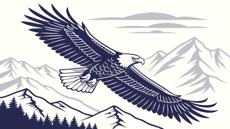 Eagle Illustration Highquality Image Stock Illustrations – 242 Eagle ...