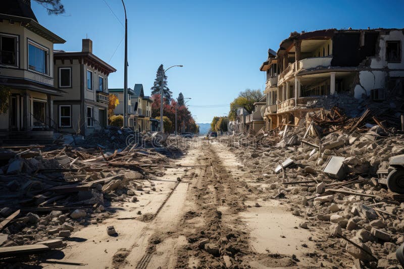Powerful Earthquake, Showcasing the Devastating Impact of Seismic ...