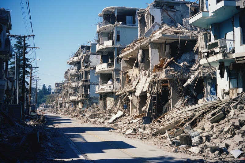 Powerful Earthquake, Showcasing the Devastating Impact of Seismic ...