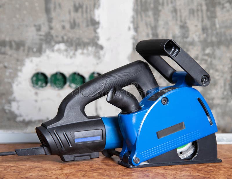 Powerful Electric Wall Chaser for Recessing in Walls. Construction Tool ...