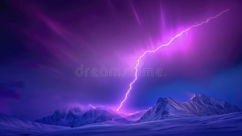 Powerful Electrical Current Energy. Stock Illustration - Illustration ...