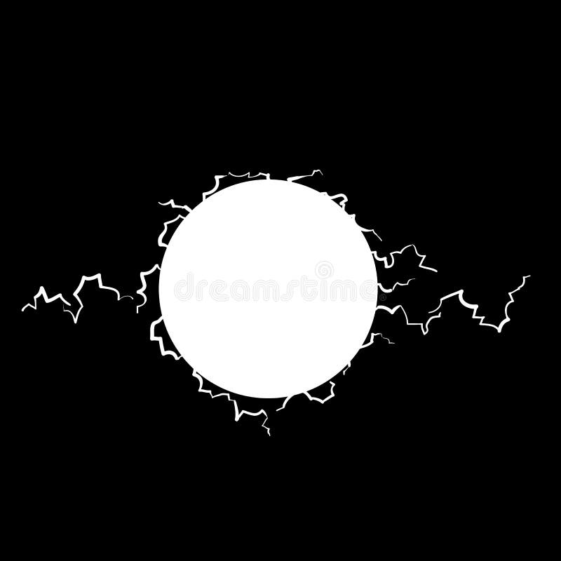 Powerful Electrical Round Discharge Hitting from Side To Side Doodle ...