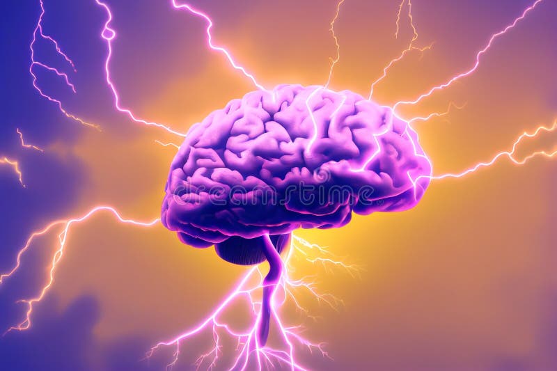 Powerful Energy of the Brain and Creativity with Generative AI Stock ...