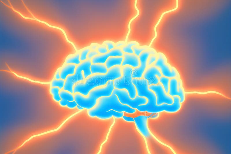 Powerful Energy of the Brain and Creativity with Generative AI Stock ...