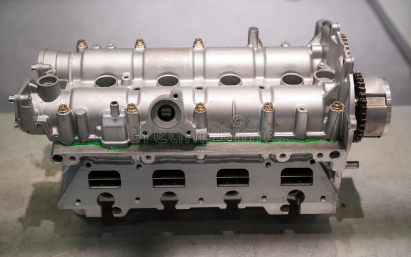 The Powerful Engine of a Car. Internal Design of Engine Stock Photo ...