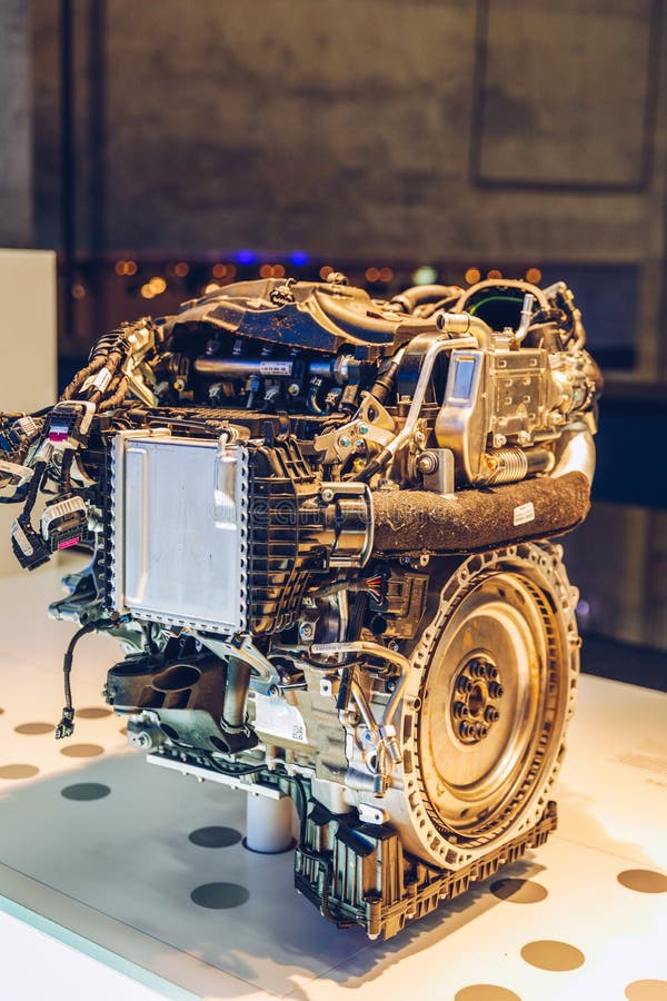 Powerful Engine of a Car. Internal Design of Engine. Car Engine Part ...