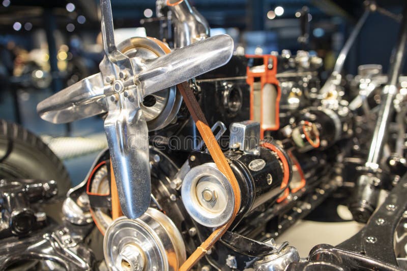 The Powerful Engine of a Car. Internal Design of Engine Stock Image ...