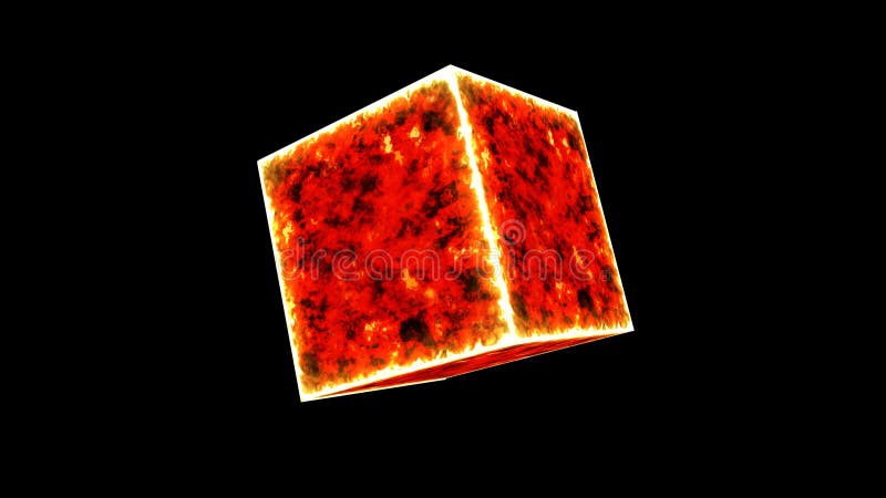 Energy Mystery Triangel Glow Blue Motion Rotate Clockwise on Black ...