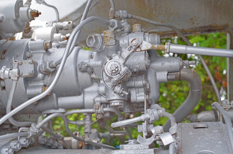 Excavator Pressure Pipes System Stock Image - Image of flow, pressure ...