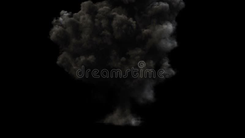 Powerful Explosion with Alpha Channel Stock Video - Video of flame ...