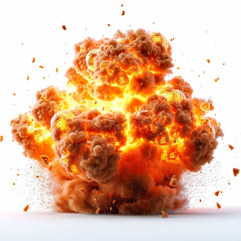 Powerful Explosion Erupts Dramatically, Sending Debris Soaring into the ...