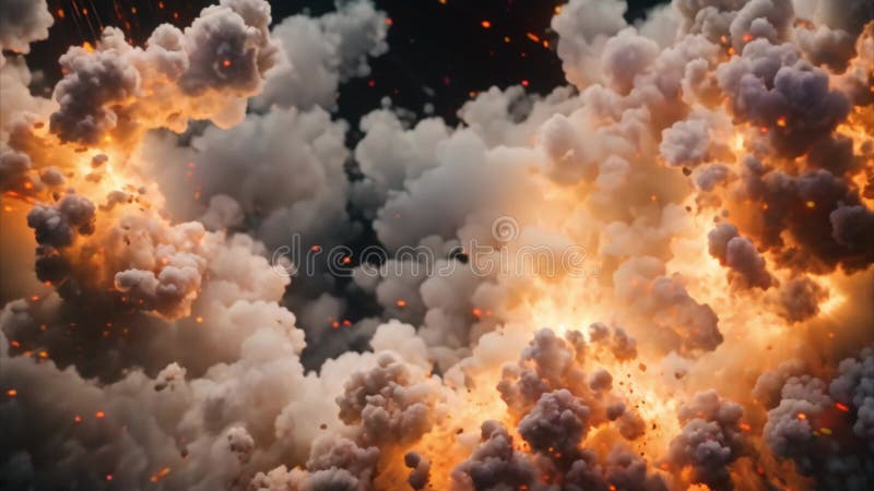Dramatic Explosion in the Sky Stock Video - Video of explosion, ignite ...