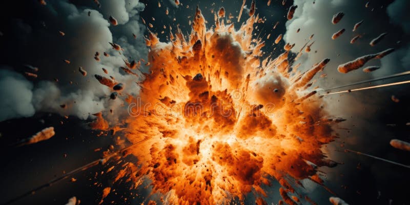 A Powerful Explosion of Vibrant Orange and Black Rocks. Perfect for ...