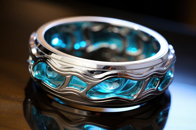 Powerful Fairytale Ring of Water Energy Transfiguration Stock Image ...